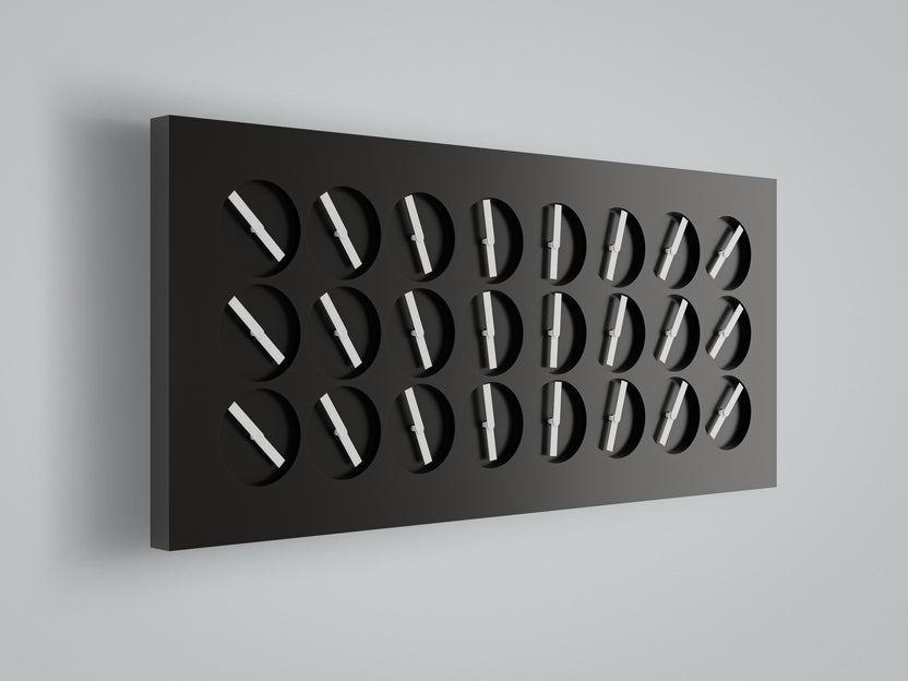 ClockClock 24 / Black – Humans since 1982