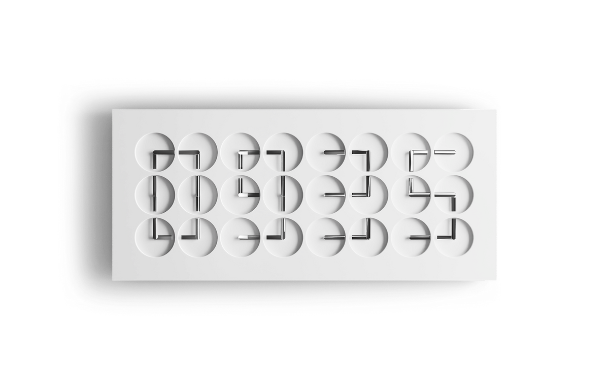 ClockClock 24 / White Sterling – Humans since 1982