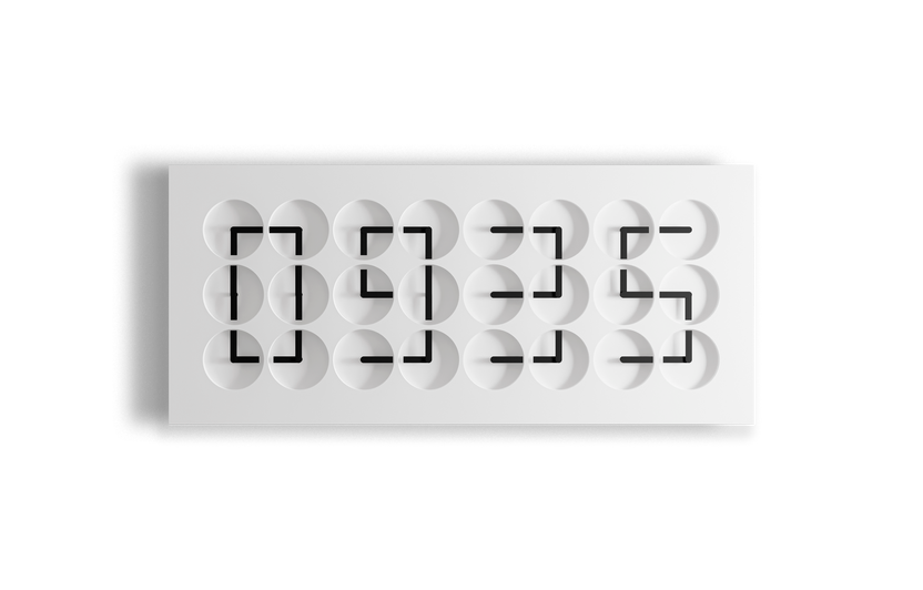 ClockClock 24 / White – Humans since 1982