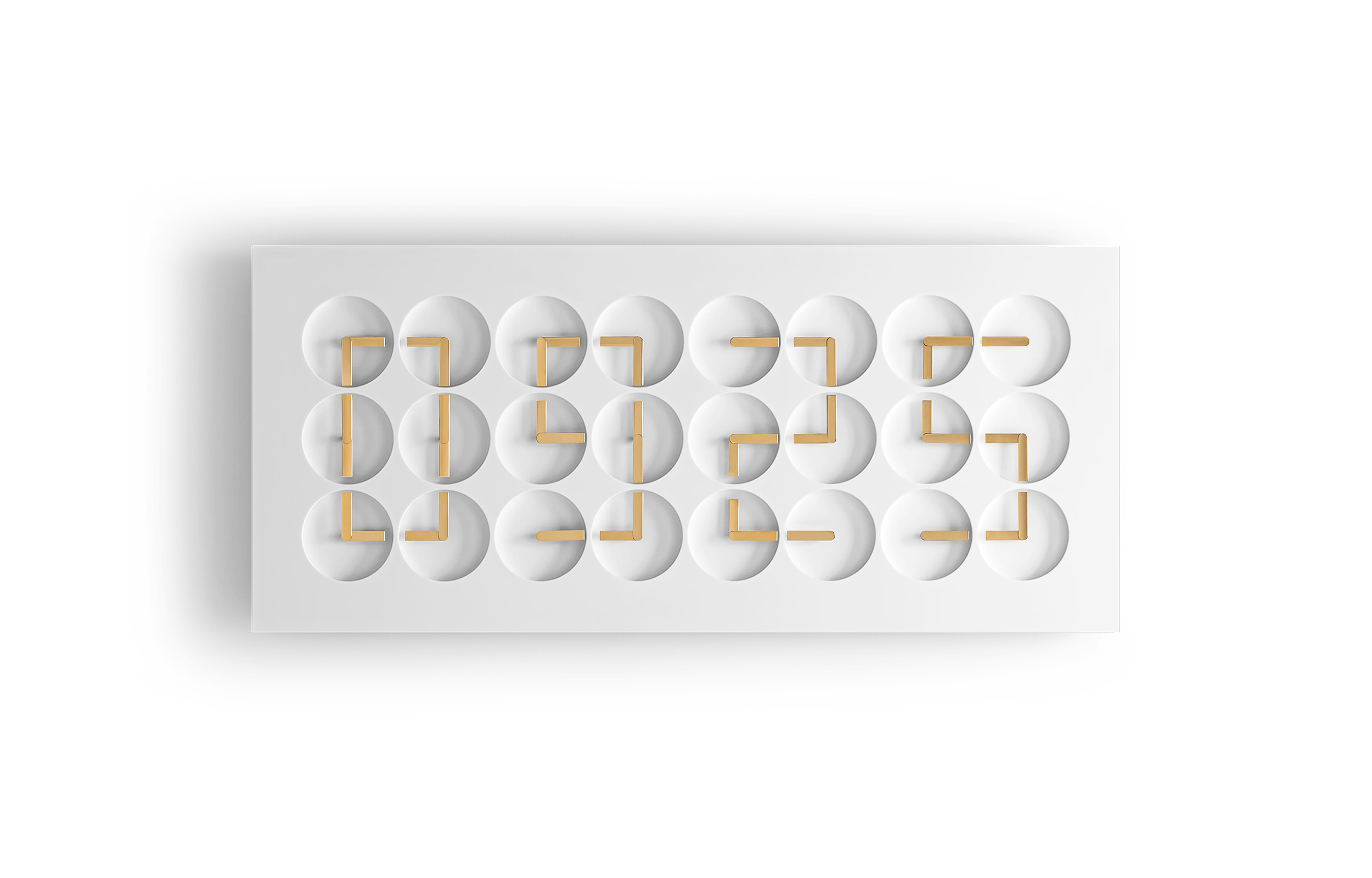 ClockClock 24 / White Gold – Humans since 1982